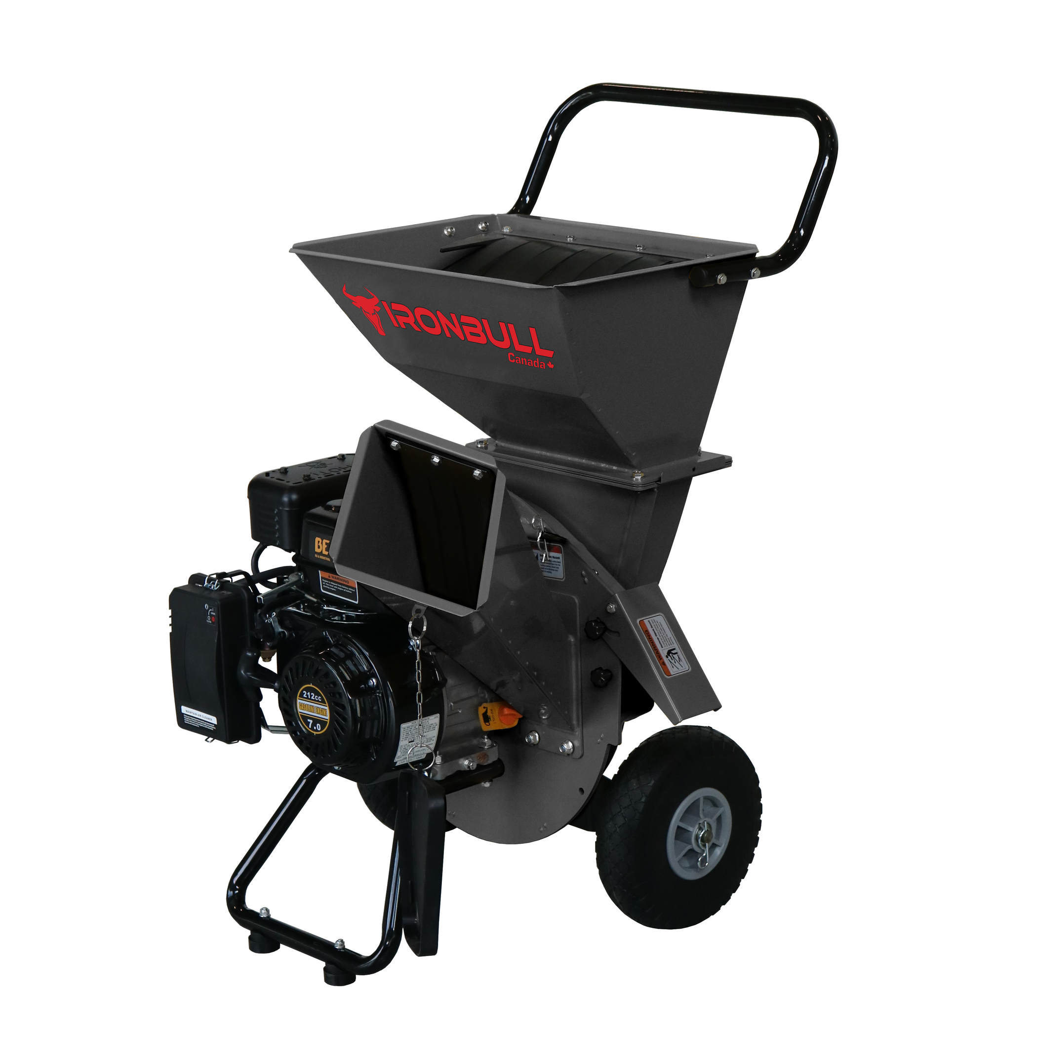 IRONBULL 2-In-1 Flywheel Wood Chipper Shredder — IRONBULL Canada